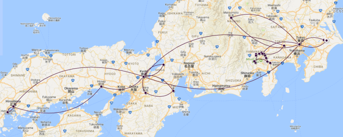 Japan 2017- Itinerary | My Nihon