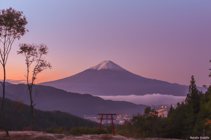 Tenku no torii; Mount Fuji and the torii in the sky | My Nihon